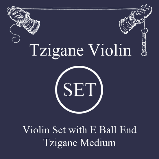 TZIGANE VIOLIN SET MEDIUM, BALL END – Glasser Bows